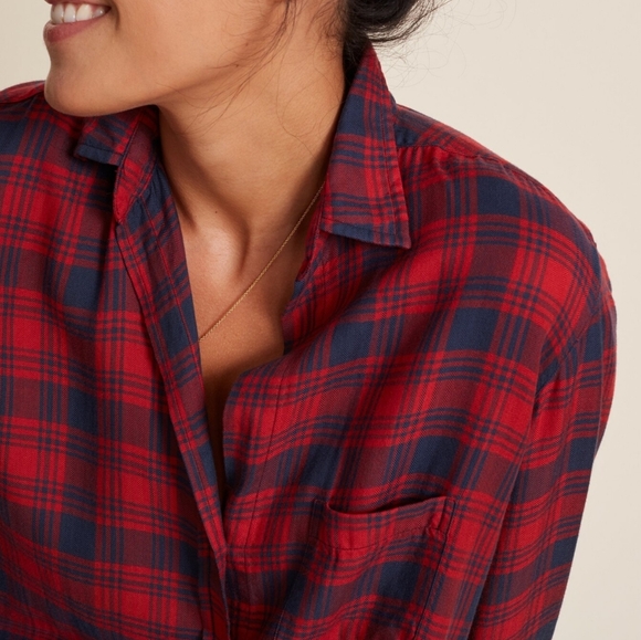 Anthropologie | Tops | Anthropologie Grayson Hero Liquid Flannel Button ...